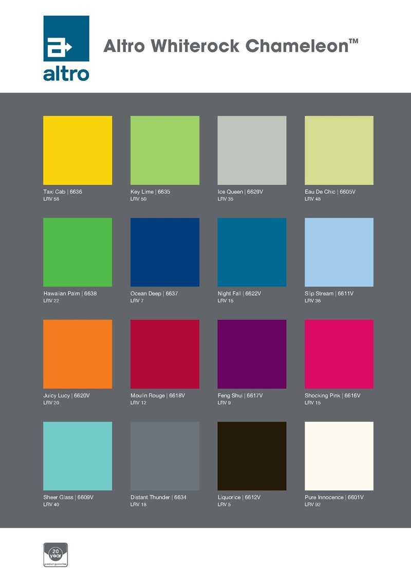 Altro Whiterock Chameleon Range